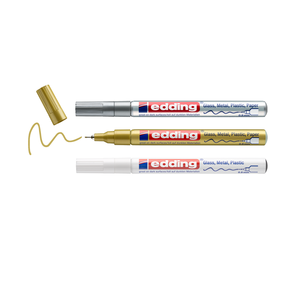edding 780 Glanzlackmarker (extra-dünn) 3er-Set kaufen