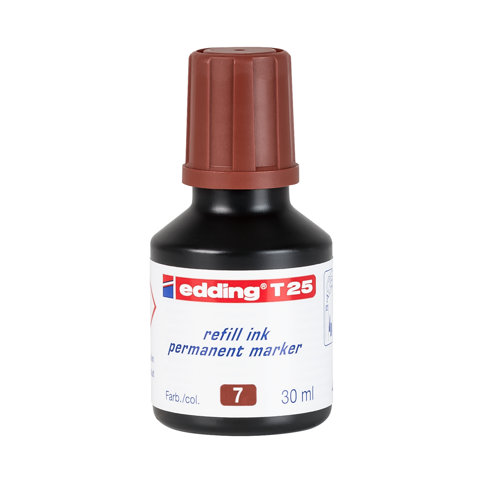 edding T 25 Nachfülltinte Permanentmarker, Tropfdosierer