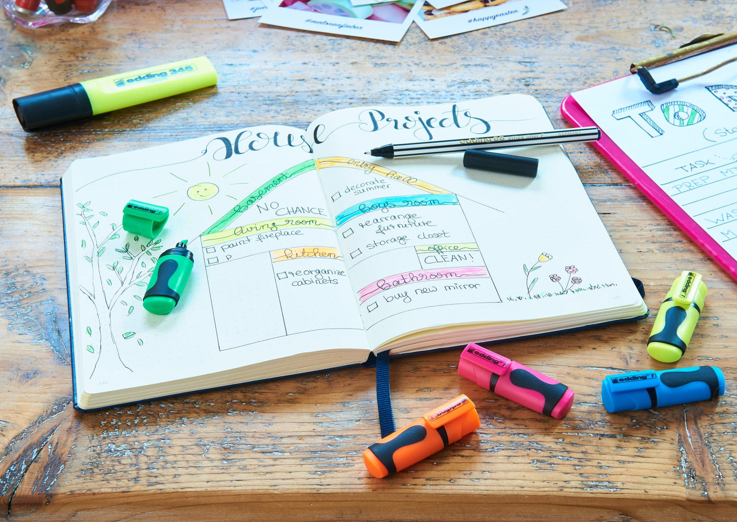 edding 7 Mini Textmarker 5er-Set (klassich oder Pastell)